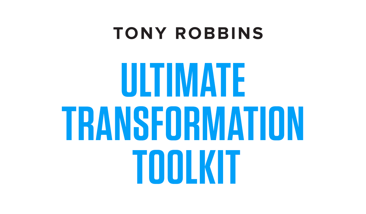 Tony Robbins Ultimate Transformation Toolkit